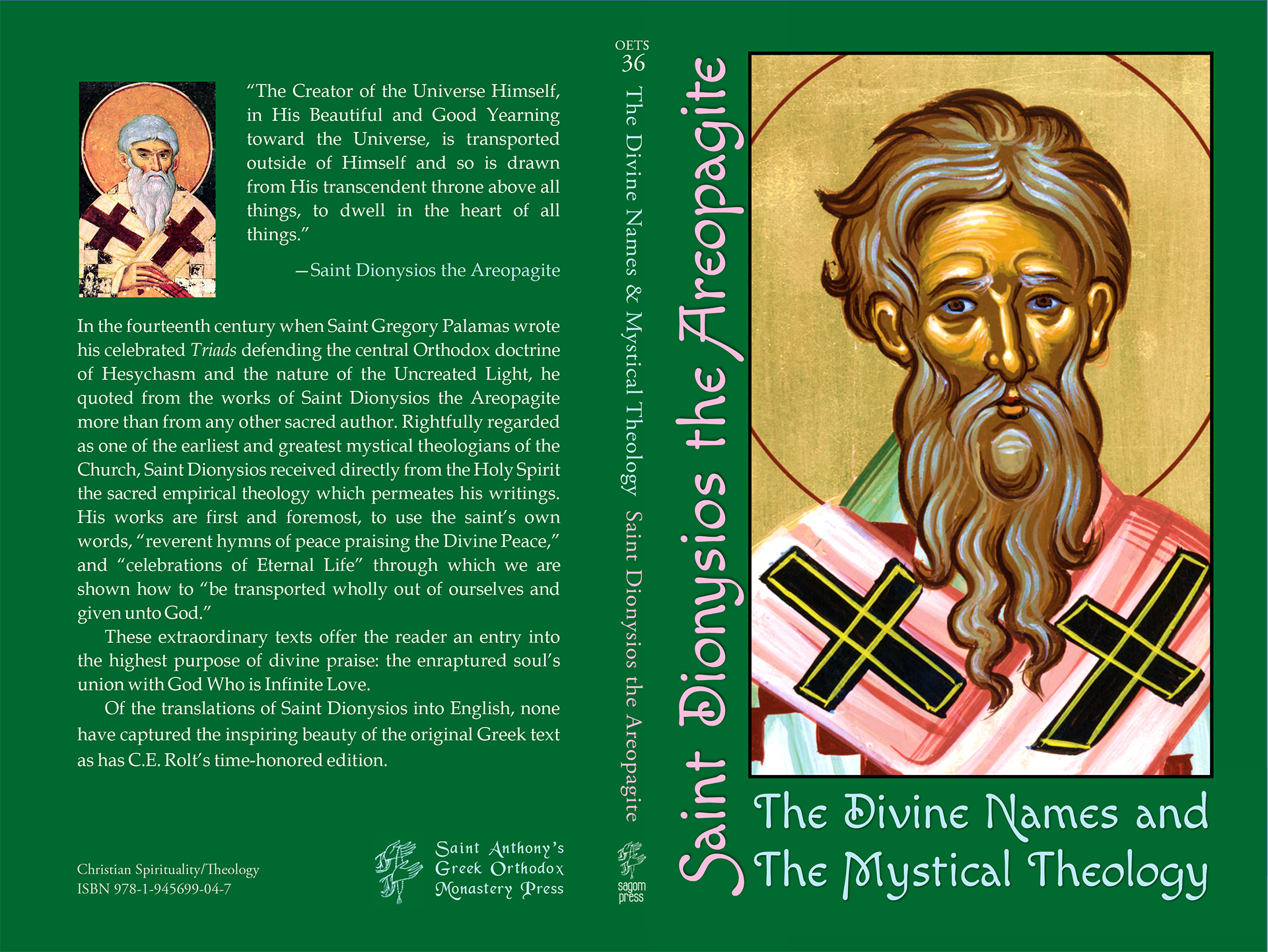 The Divine Names and The Mystical Theology – St. Anthony's Greek ...